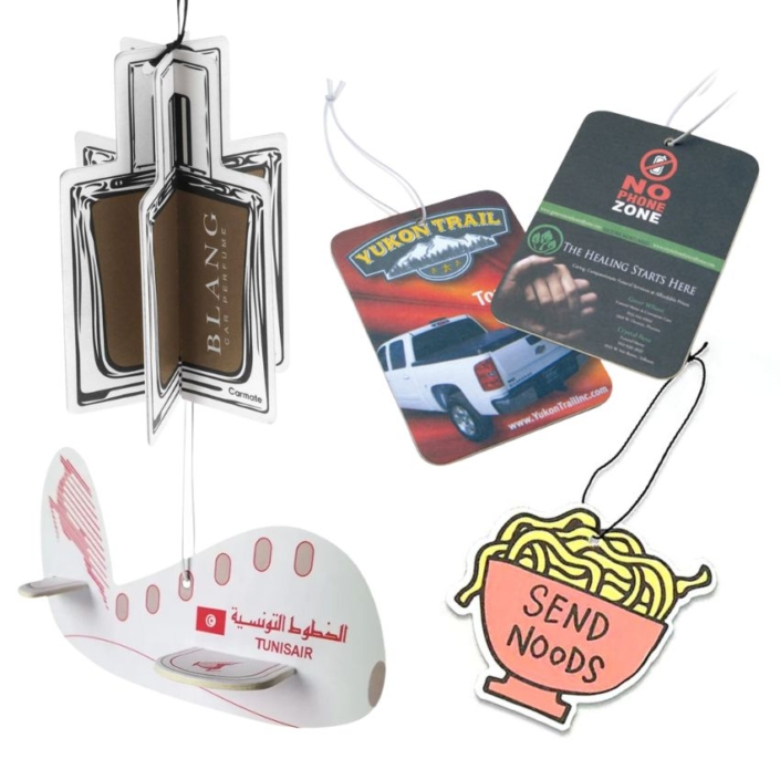 Custom 2D & 3D Paper Car Air Fresheners for Businesses | Promotional