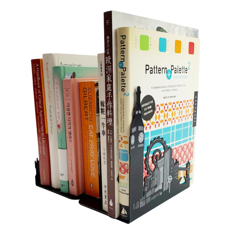 Custom Metal Art Bookends | Logo & Branding Ready | B2B