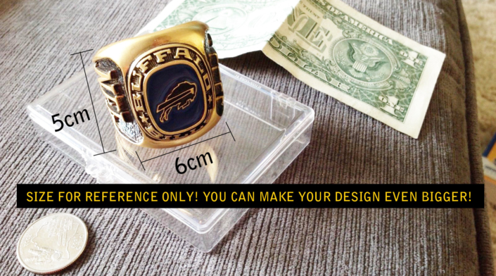 Custom Championship Paperweight Ring