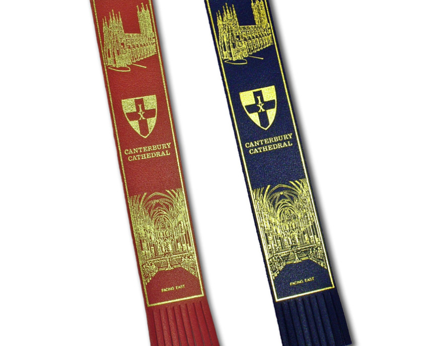 Custom Logo Bonded Leather Bookmarks | Free Tooling Fee | Low MOQ