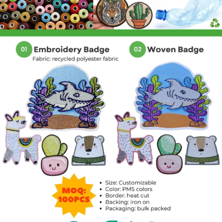 Custom Embroidered Fringe Patches | Iron-on Patches | Promotional Gift