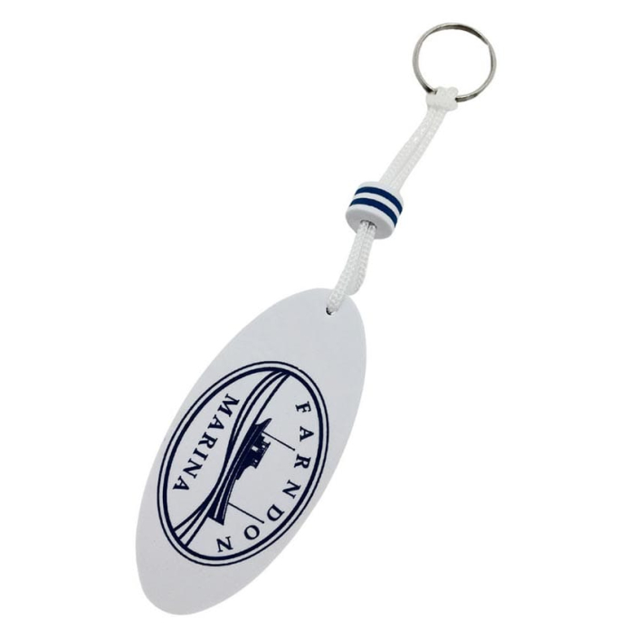 personalized oval foam floating keyring - PromotionalGift4U