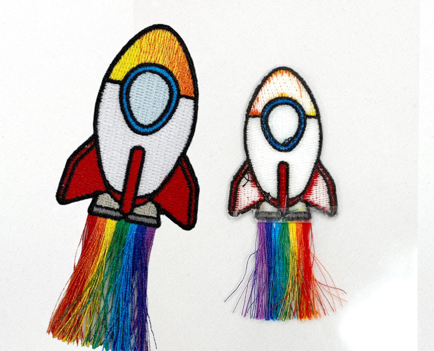 Custom Embroidered Fringe Patches | Iron-on Patches | Promotional Gift