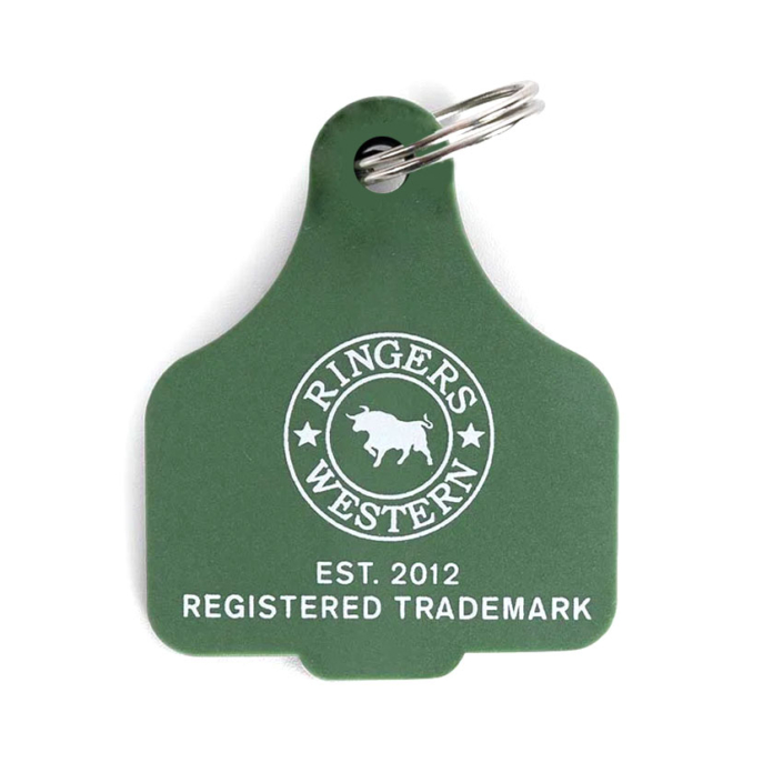 Custom Leather Cow Ear Tags | Western Style Decor Keychains