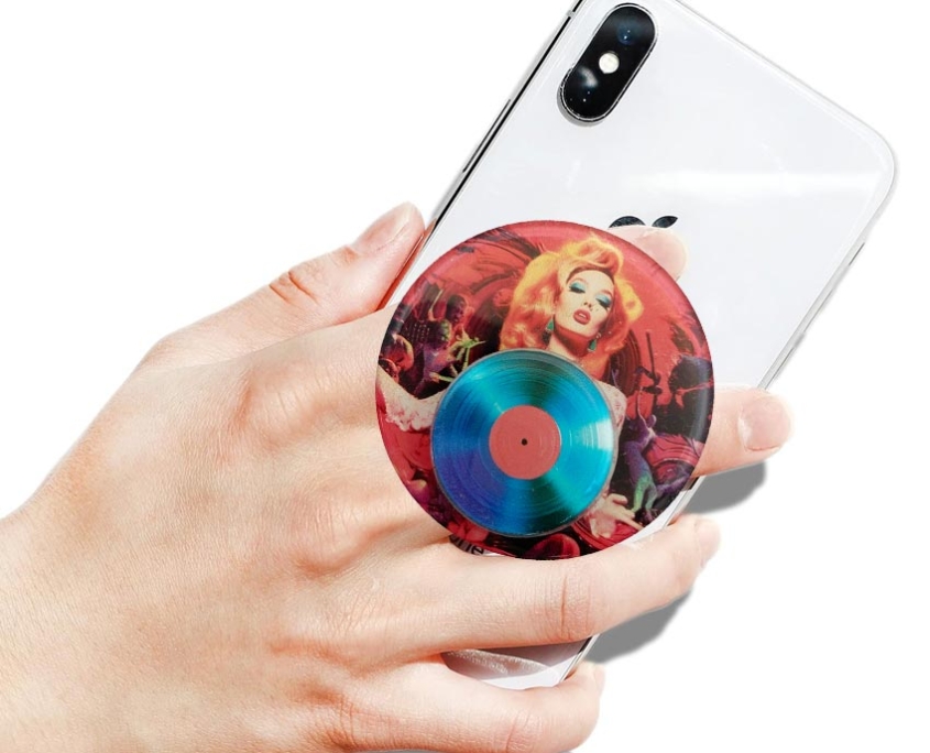 Custom Acrylic Spinner Cell Phone Grip Stand Holders | Mobile Accessory
