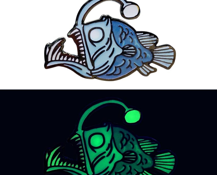 Custom Luminous Lapel Pins & Glow in the Dark Badges | Jin Sheu