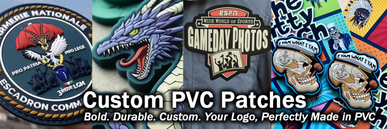 Custom PVC Patches | Durable 3D Logo Labels for Apparel & Gear