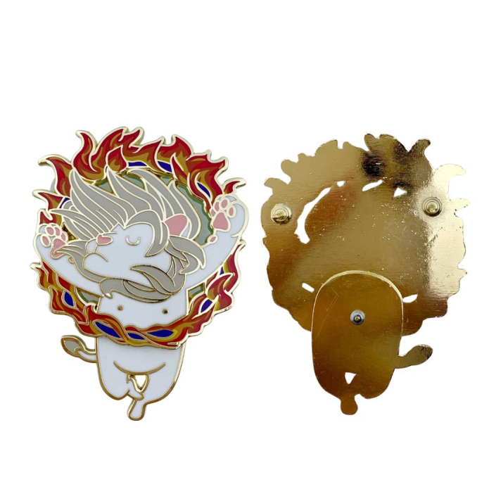 Novelty Interactive Lapel Pins | Sliding, Hinged, Bobble Pins etc.