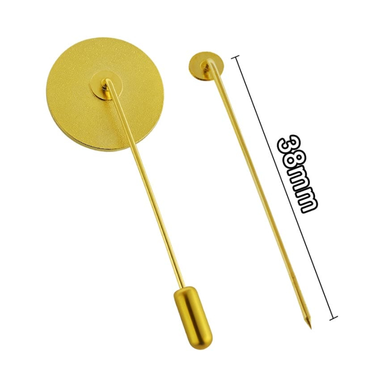 custom stick tie pin with #126 fitting - PromotionalGift4U