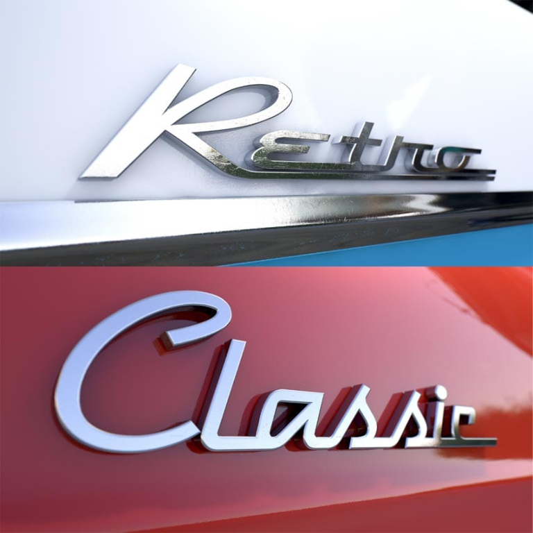 custom made ABS trunk emblem decal car accessories - PromotionalGift4U